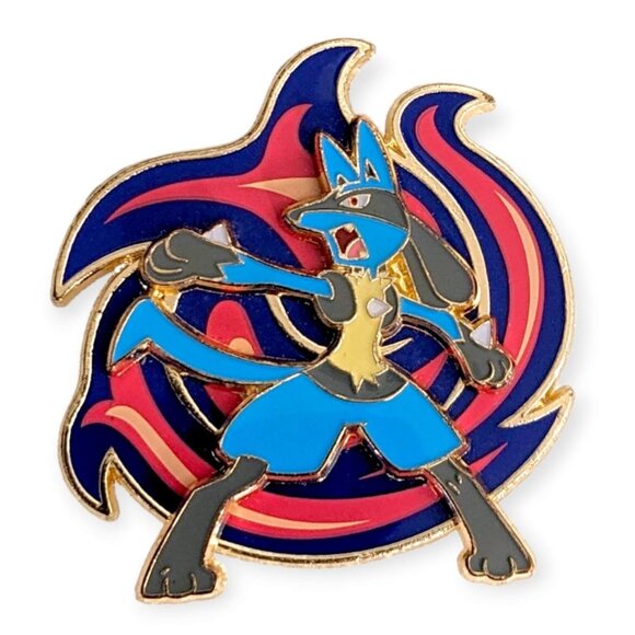 Pokemon | Accessories | Pokemon Enamel Pin Lucario | Poshmark
